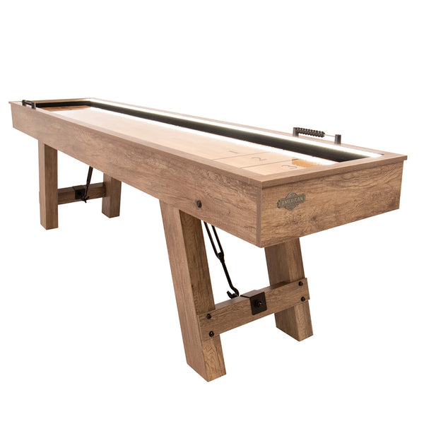 Brookdale 9' LED Light-Up Shuffleboard Table by American Legend ...